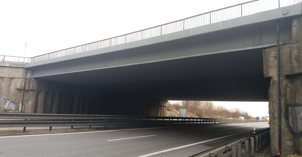 II/430 Rohlenka, most ev.č. 430-009 přes dálnici D1 | Správa a údržba silnic Jihomoravského kraje